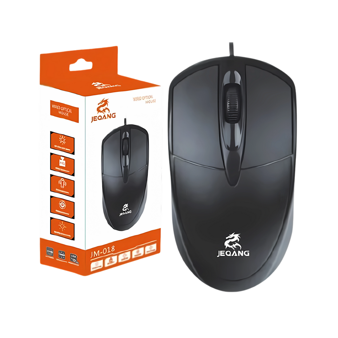 JEQANG Wired Optical Mouse JM-018 – eWorkshop